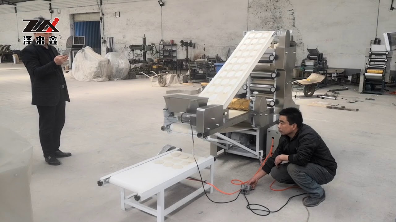 Automatic pressing machine/Large-scale commercial dumpling wrapper ...