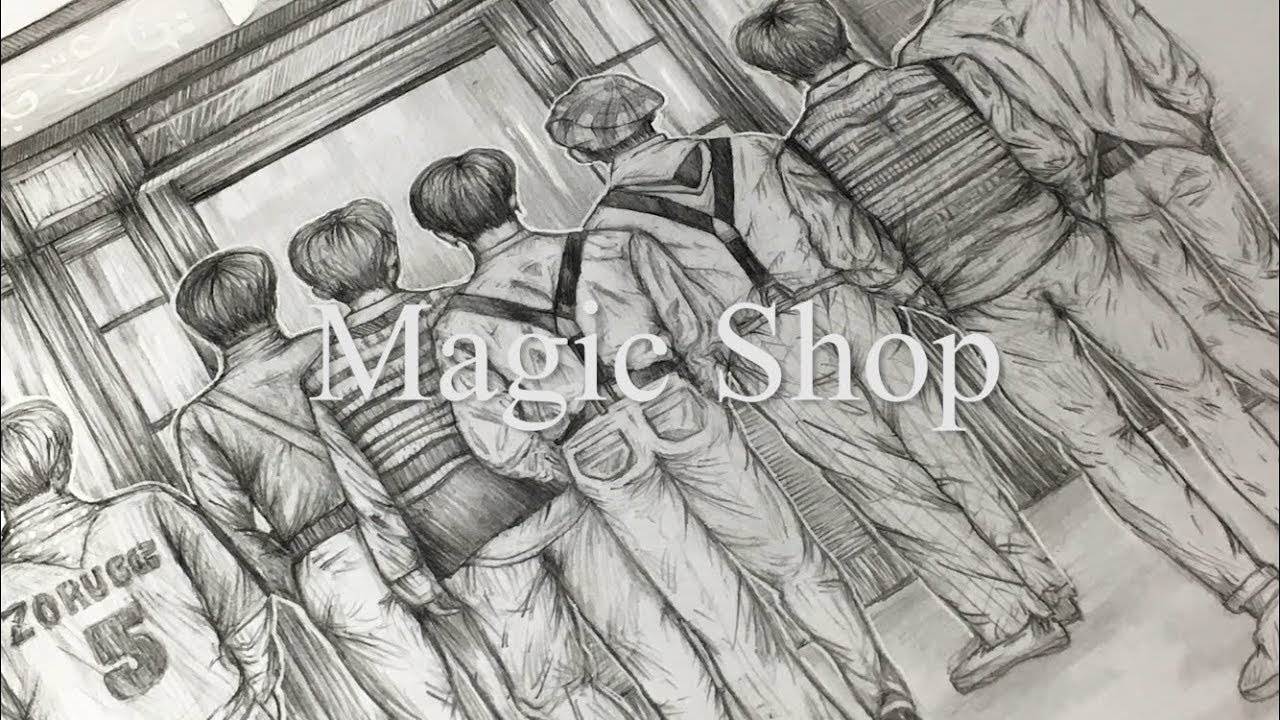 BTS Fan art - Magic Shop - YouTube