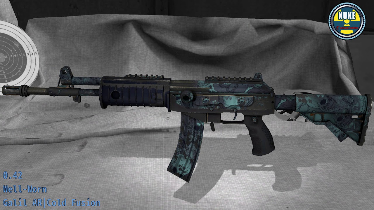 Galil AR Cold Fusion - Skin Wear Preview - YouTube