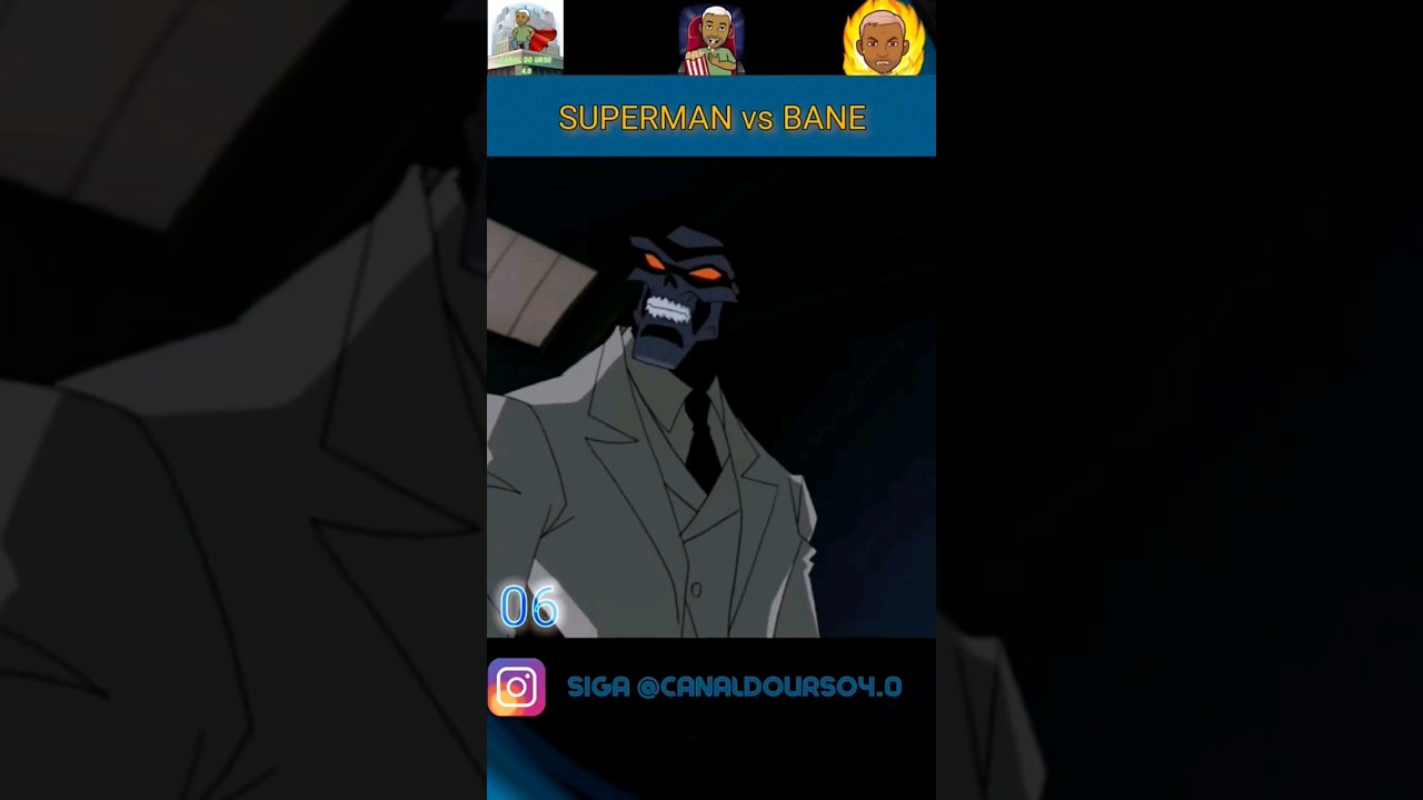 SUPERMAN vs BANE #dc #superman - YouTube