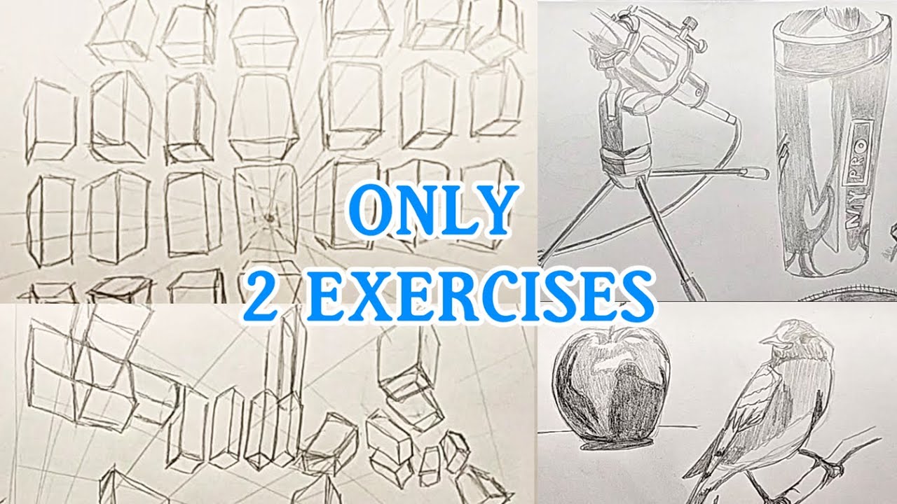 2 Exercises That SUPERCHARGE Your Drawing Skills! - YouTube