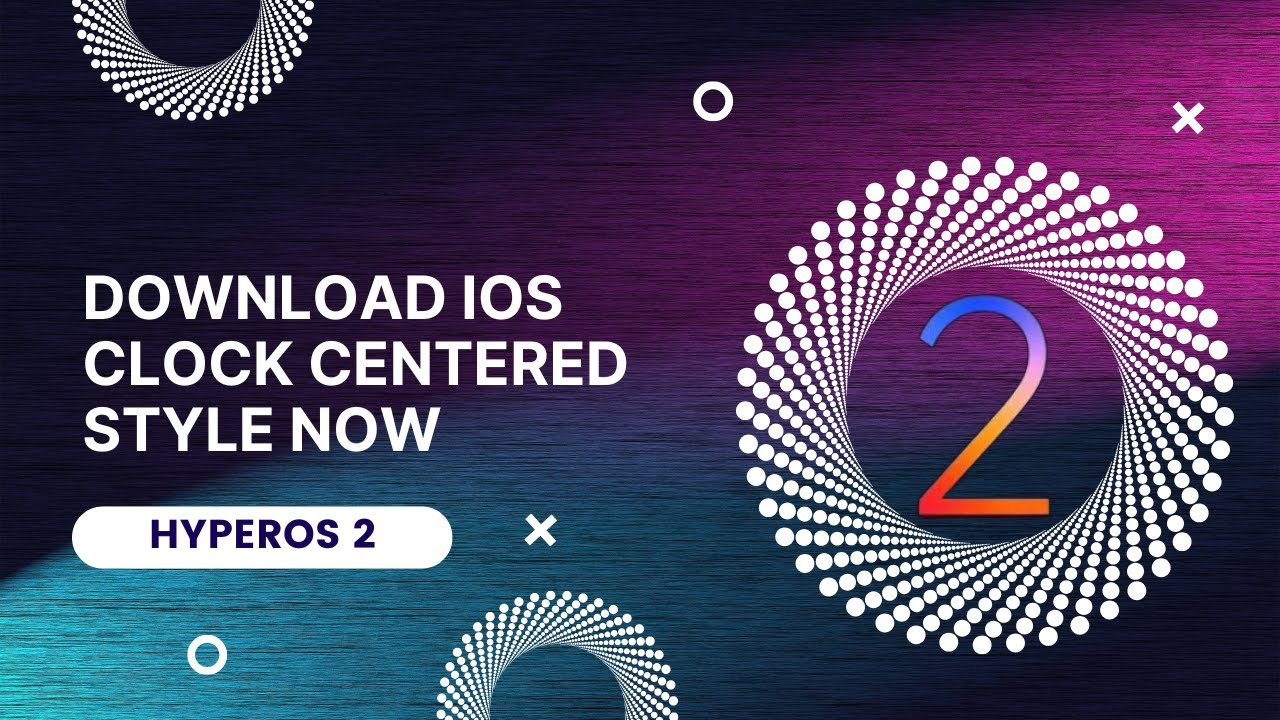 DOWNLOAD iOS Clock Style in Home Screen for HyperOS 2 Updates 😍 - YouTube