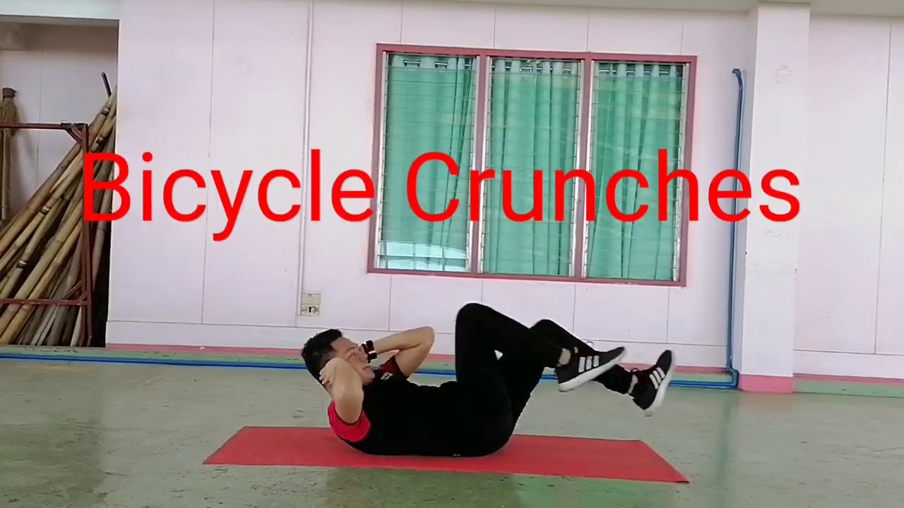 UIC. PE. Bicycle Crunches - YouTube