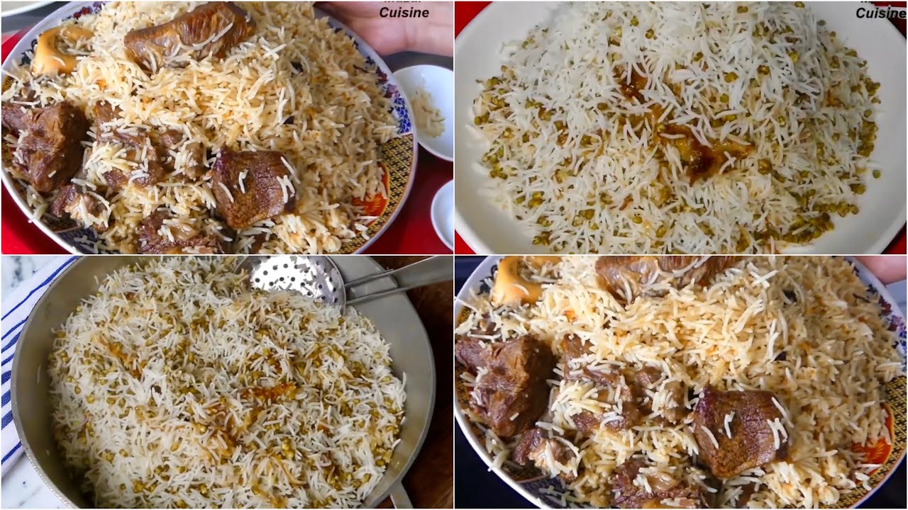 Dumpukht Pulao & Mash Pulao Recipes دمپخت پلو و ماش پلو Afghan Pulao ...