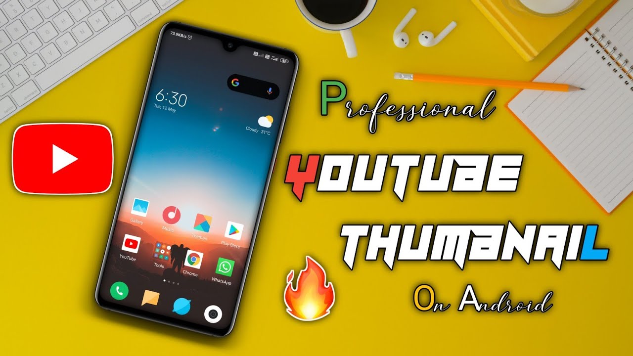 How to make professional YouTube Thumbnail in Phone | Manoj Tech - YouTube