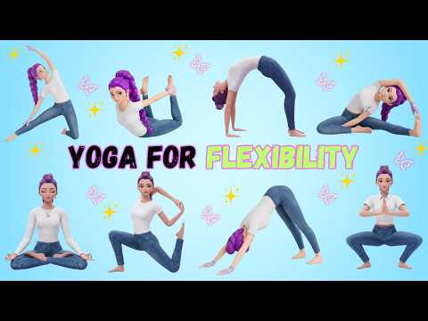 🩷 Barbie & Rumi Partner-Yoga für Kinder | Ganzkörperdehnung, Entspannung & Flexibilität 🌈