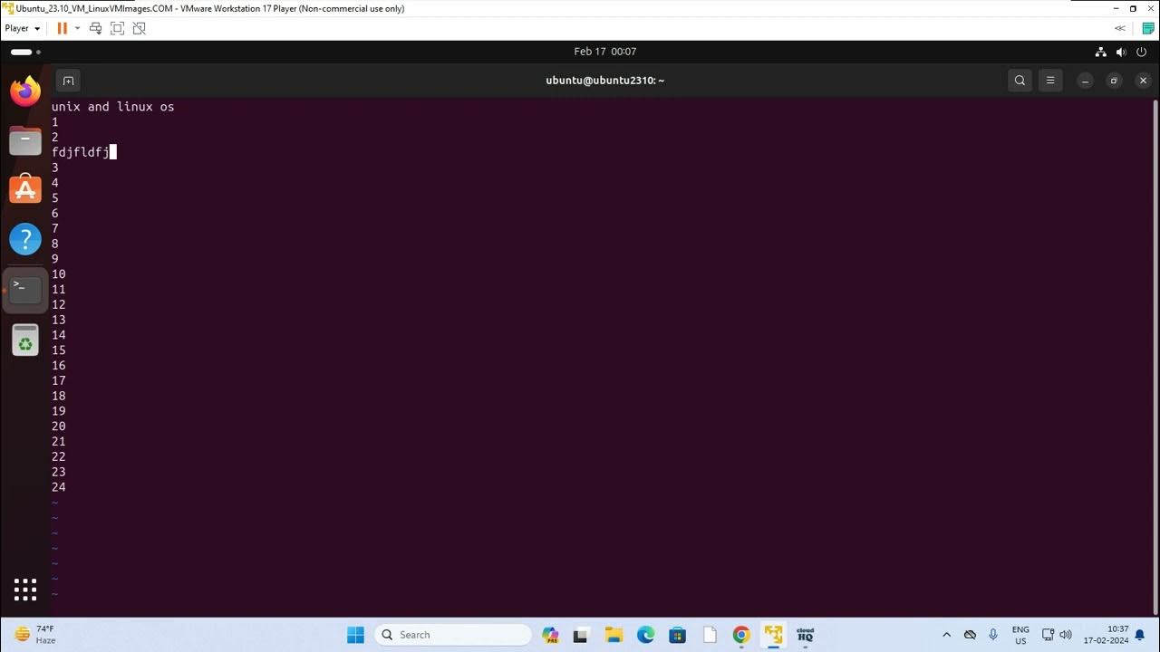 UNIX VI EDITOR COMMANDS - YouTube