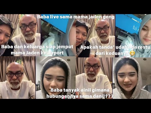 BABA RANIA LIVE SAMA MAMA JADEN GENG😇LAGI NGOMONGIN APA YA KIRA²😁 - YouTube