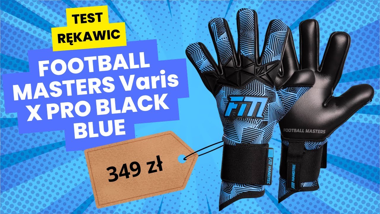 Test rękawic - Football Masters Invictus X PRO BLUE - YouTube