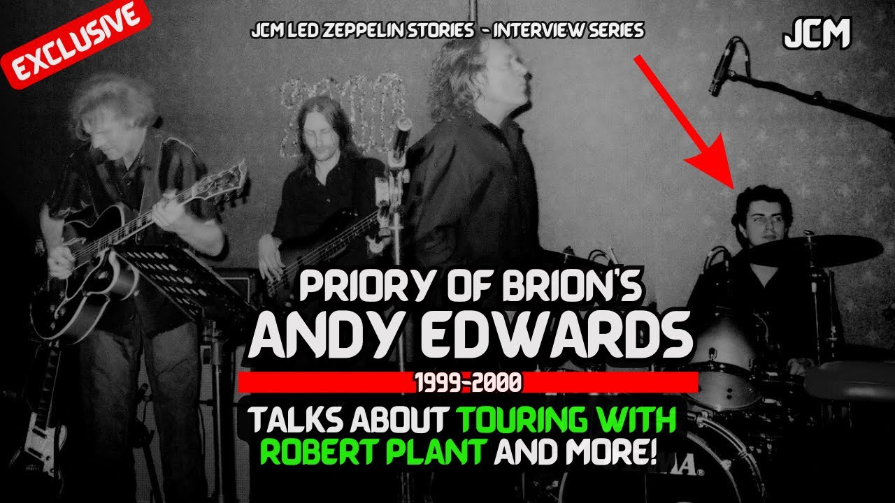 Andy Edwards toured with Robert Plant and shares all the details! - EXCLUSIVE INTERVIEW. - YouTube