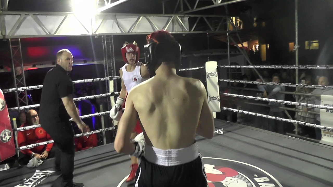 Didcot Boxing Academy Mayhem at the Marlborough Bout 6 Mason Collins Vs ...