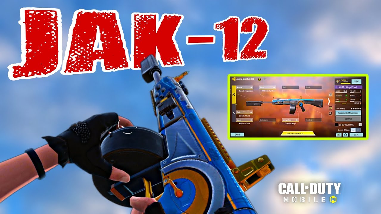 2 SHOT KILL BEST JAK-12 LOADOUT CODM BR | BEST JAK 12 GUNSMITH in CODM ...