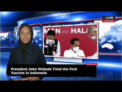 [News Anchor Task] The First Vaccine in Indonesia
