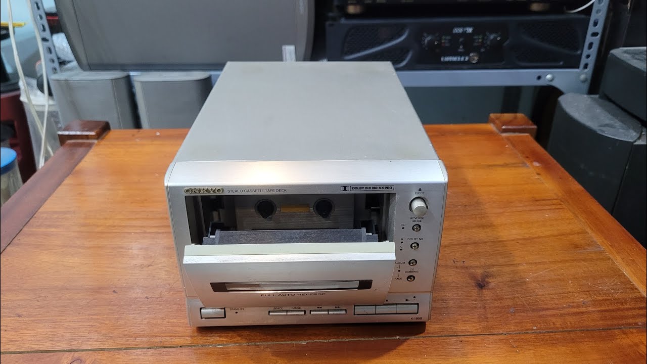 Casset tape deck onkyo k 185ii thanh lý về bày.giá 380k.lh 0966594581 & 0979891682 - YouTube