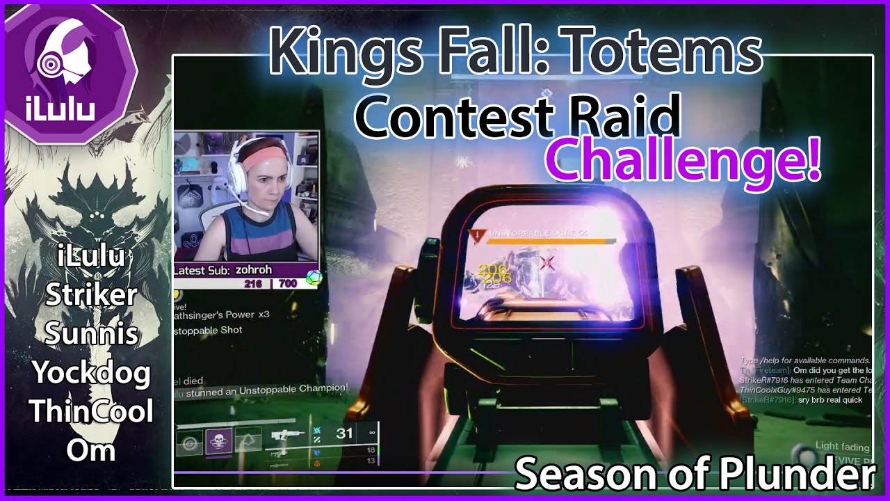 Challenge Contest: Totems (Kings Fall Raid) - YouTube