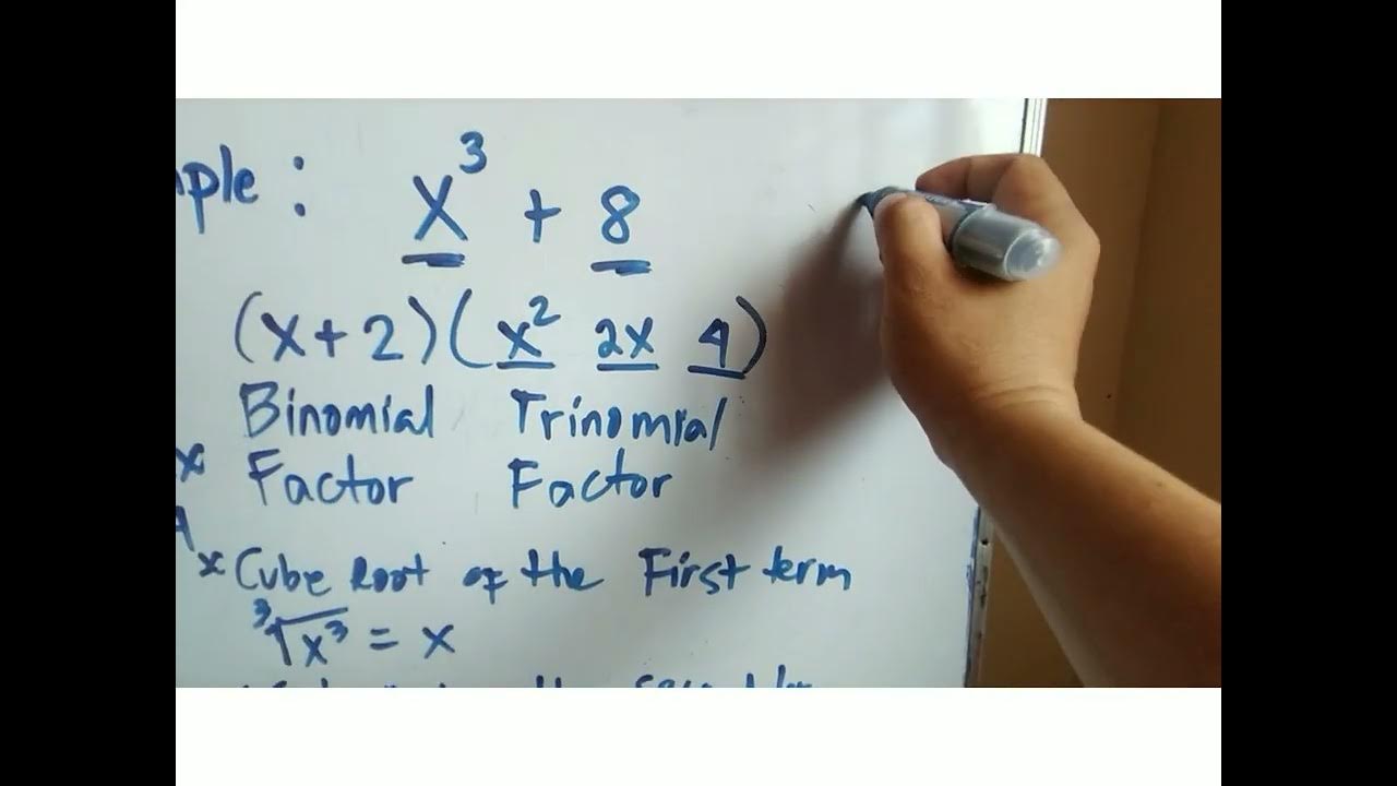 Q1 Lesson 1 || Factoring Polynomials || Sum or Difference of Two Cubes ...