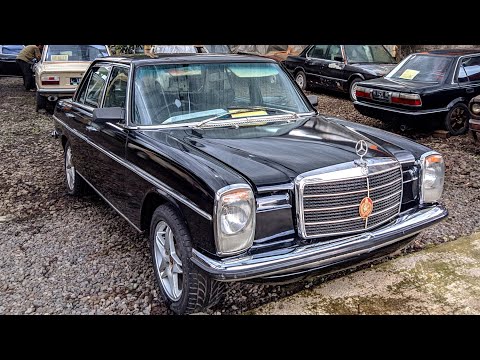 MERCY 200 MINI W115 TAHUN 1975, DI GARASI MOBIL RETRO LAGI PASANG ...