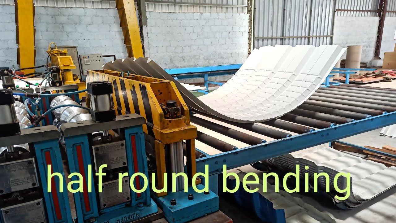 how to make crimping//half round crimping sheet//jsw steels 0.50 ...