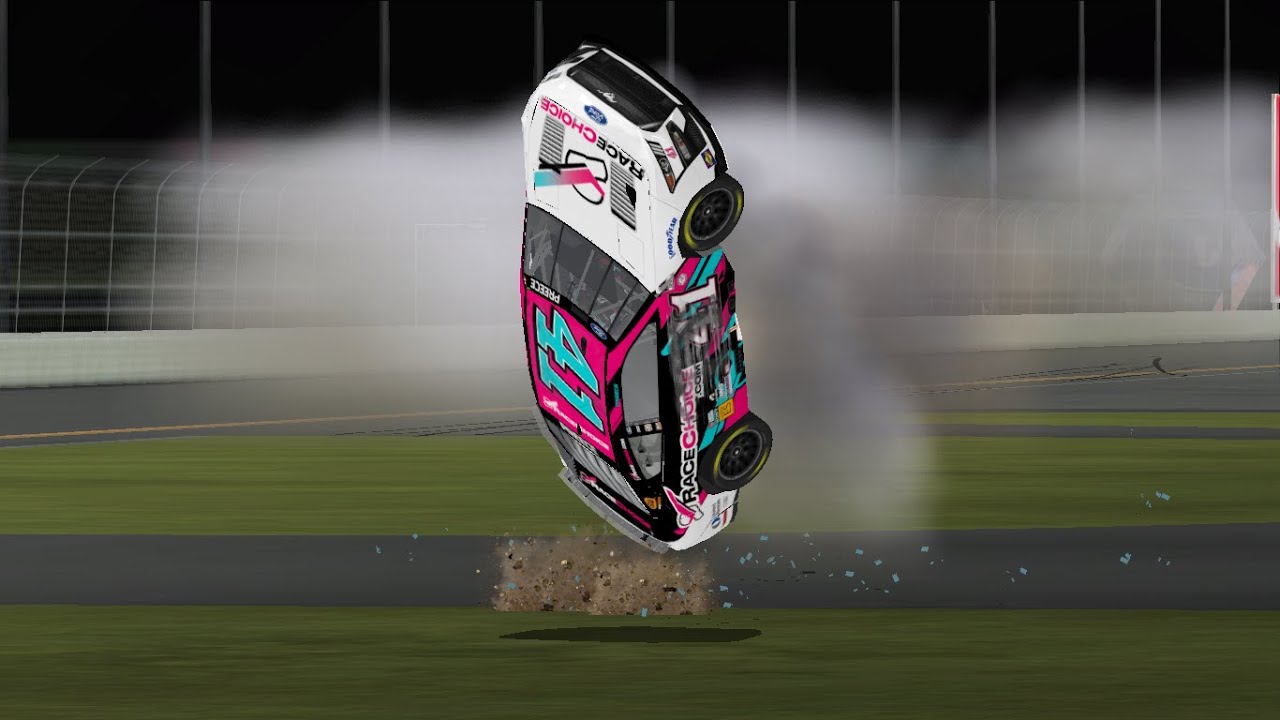 Ryan Preece 2023 Coke Zero Sugar 400 Flip Reenactment - NASCAR Racing ...