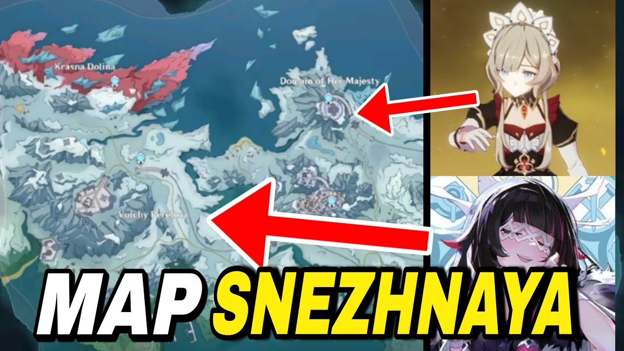 MAP SNEZHNAYA LEAKS FATUI PLAYABLE IN 6.4 VERSION - Genshin Impact - YouTube