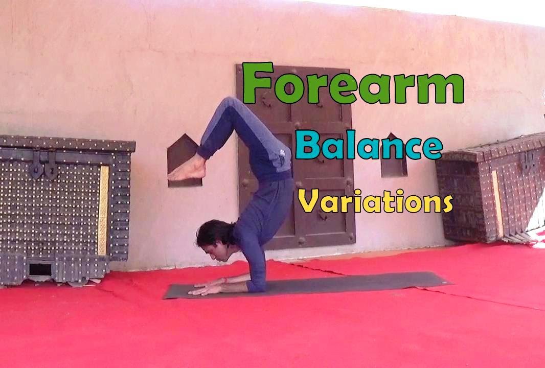 Forearm Balance Variations | Pincha Mayurasana | Peacock Pose in ...