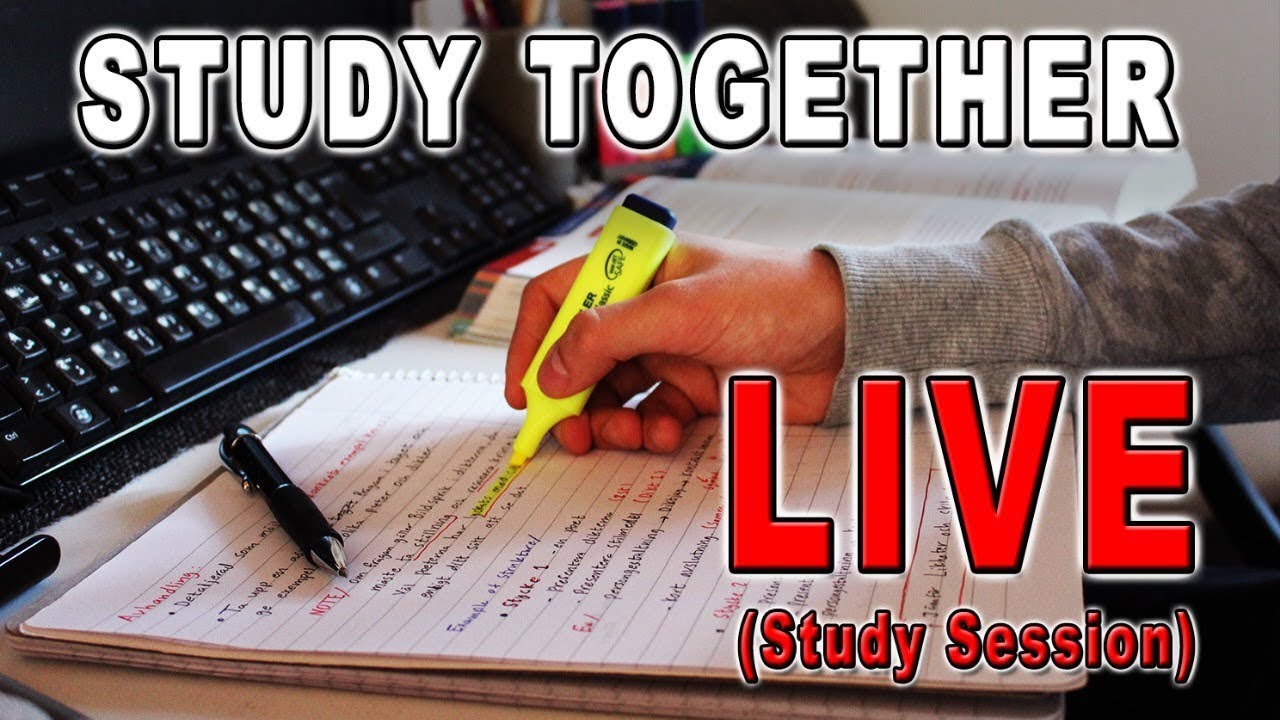 🔴📚 STUDY TOGETHER - 6 HOURS LIVE Study Session [ Study with me live ...