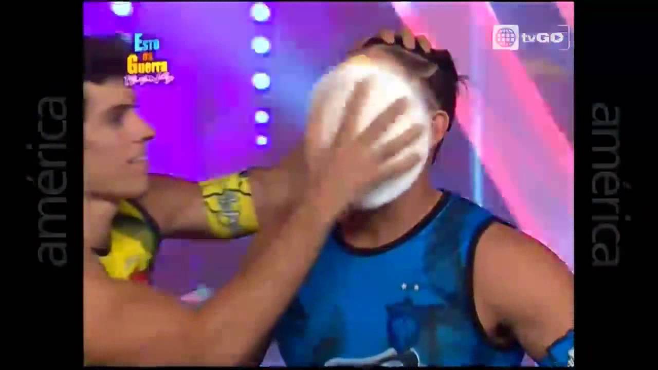 Handsome Model Getting Pied - YouTube