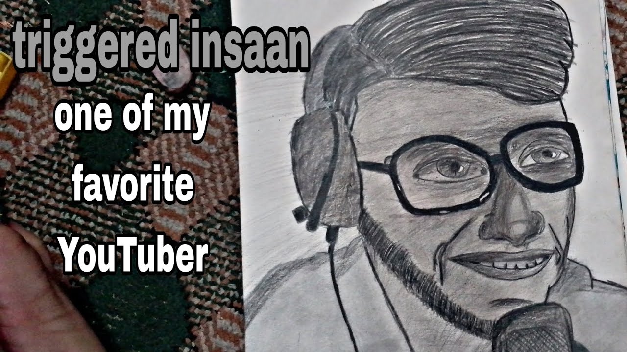 I creat one of my favorite YouTuber drawing like share subscribe - YouTube