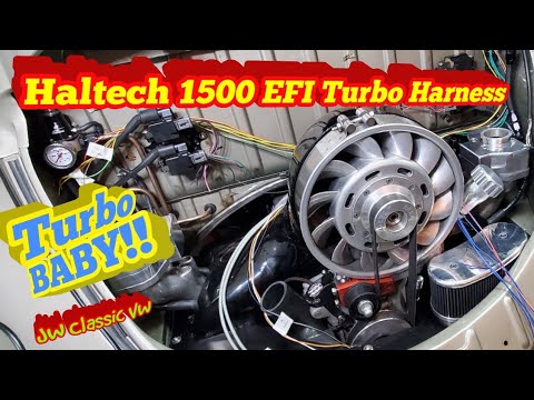 VW Beetle Custom Turbo with Haltech 1500 Elite | JW Classic VW - YouTube