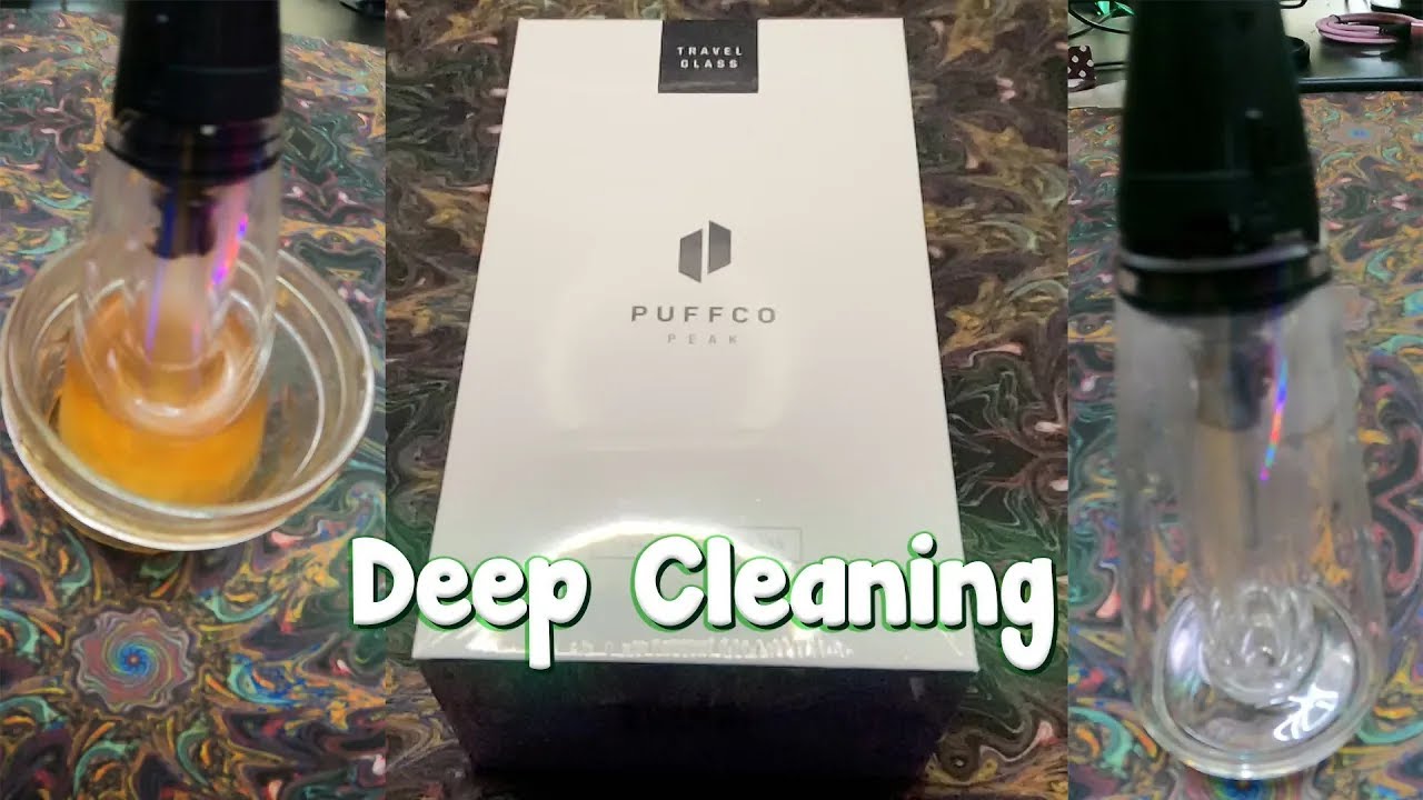 Puffco Peak V2 Travel Glass DEEP Cleaning Tutorial - YouTube