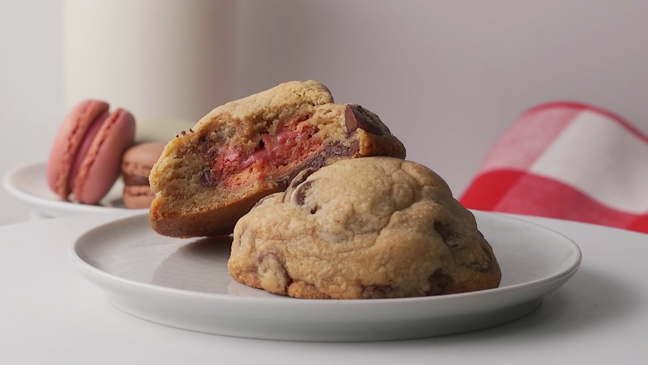 Macaron-Stuffed Cookies Recipe - YouTube