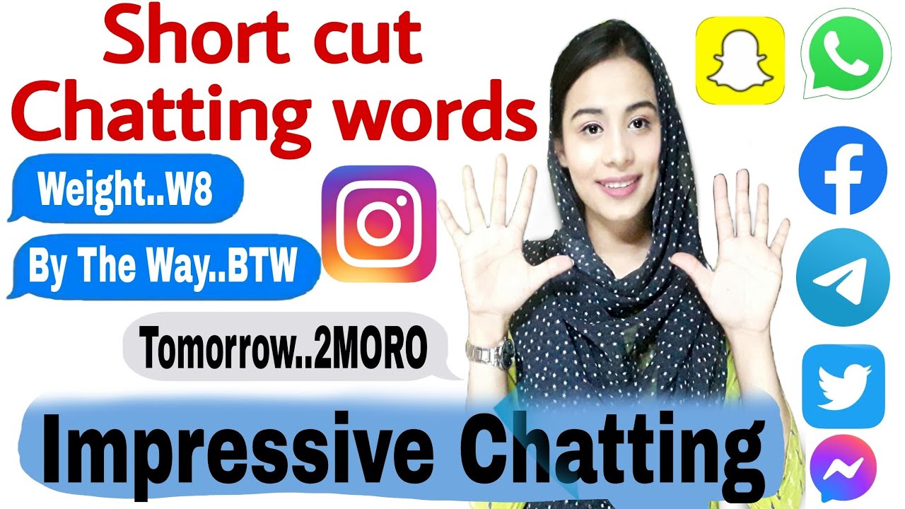 Short cut Chatting Word |Top 10 Texting Acronyms For Chatting | 10 Most ...