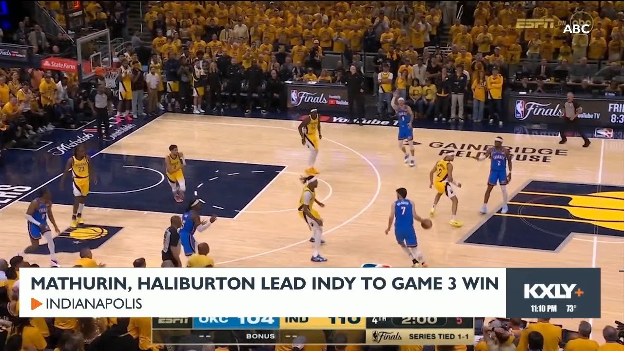 Mathurin, Haliburton lead Indy to Game 3 win - YouTube