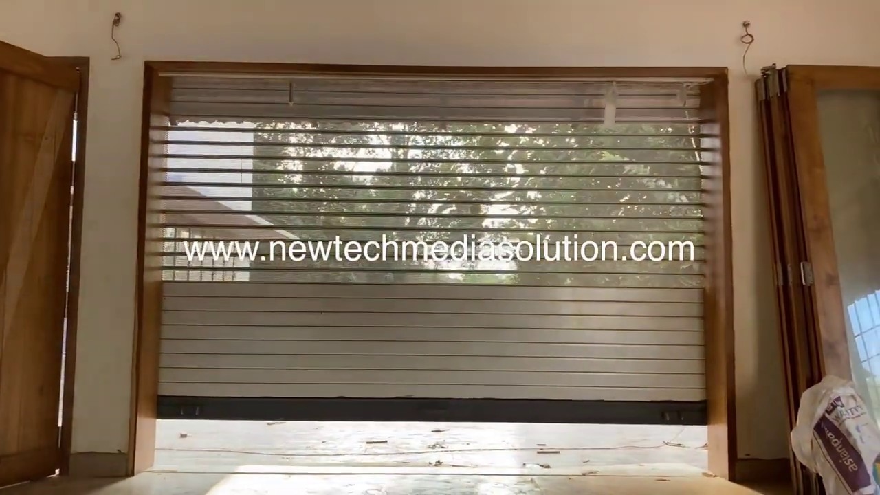 Automatic Motorized Perforated Roller Shutters For Home - Kerala | Automated Shutter | Kerala ...