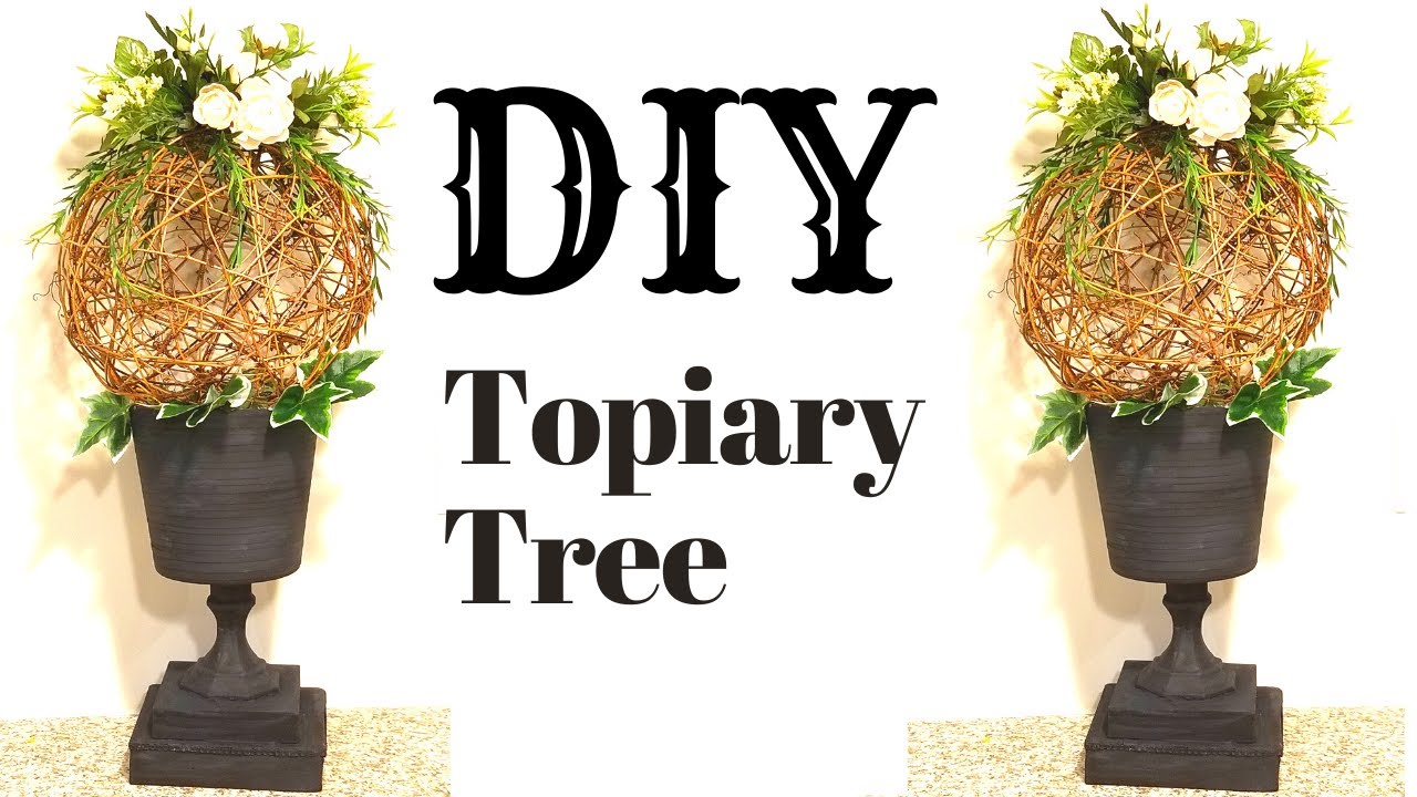 DIY Topiary Tree 🌿 Easy Home Decor ! - YouTube
