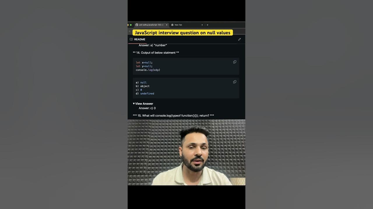 What Happens When You Add Null + Null in JS? 🤯 #Shorts | JavaScript interview questions - YouTube