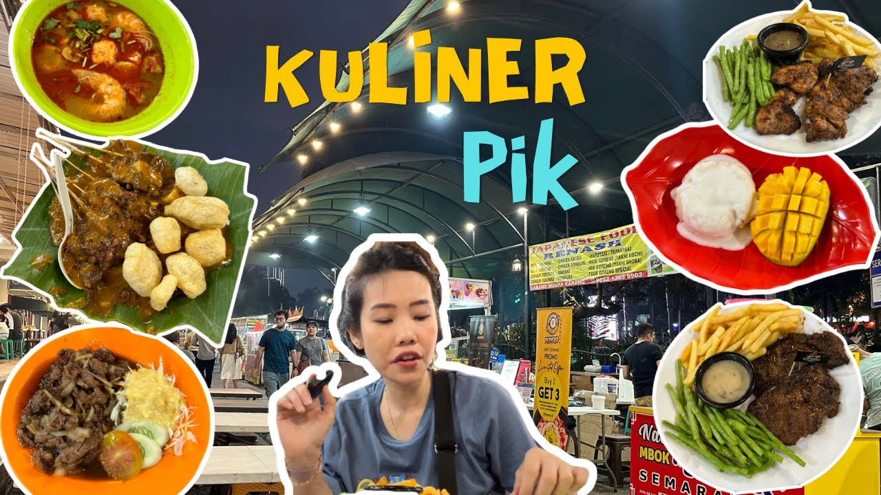 Cobain KULINER PIK ⁉️ food plaza fresh market Pik - YouTube