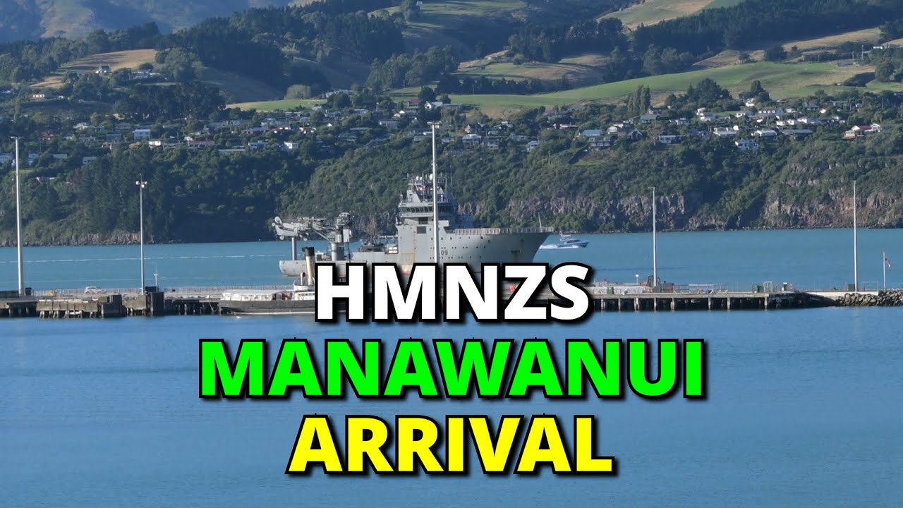 HMNZS Manawanui Arrival - YouTube