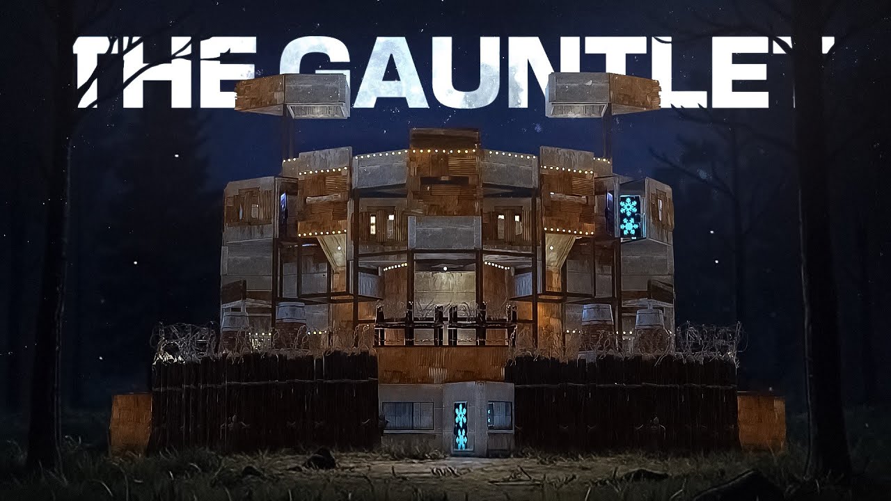 The Gauntlet - OverPowered Trio/Small Group Bunker Base Design - Rust ...