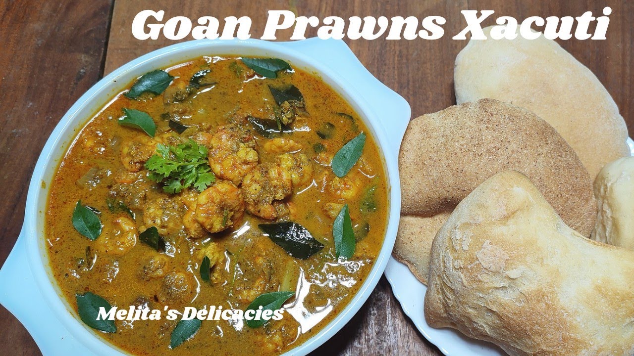 #Xacuti Recipe|Goan Prawns Xacuti|Goan Food|Prawns Recipe# ...