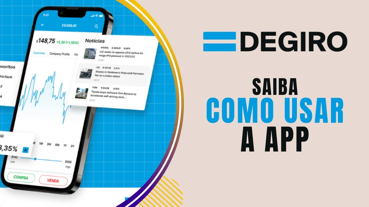 Saiba como usar DEGIRO App para comprar ações | Melhor Corretora Low ...