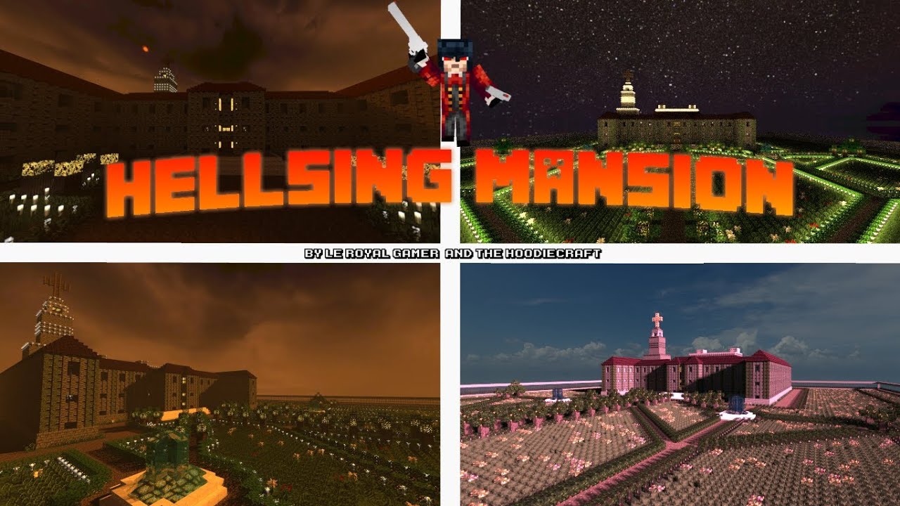 Hellsing Mansion [MINECRAFT] Map Download [ORIGINAL CONTENT] - YouTube
