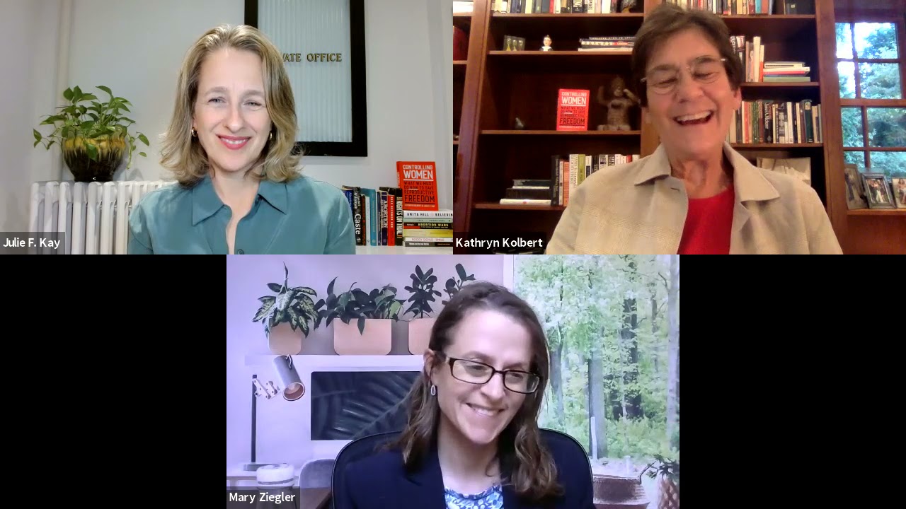 Julie F. Kay and Kathryn Kolbert discuss "Controlling Women" with Mary ...