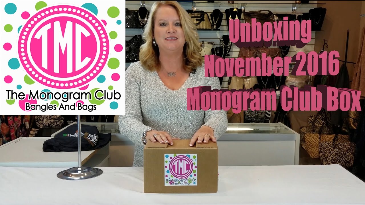 The Monogram Club Unboxing November 2016 by Bangles And Bags - YouTube