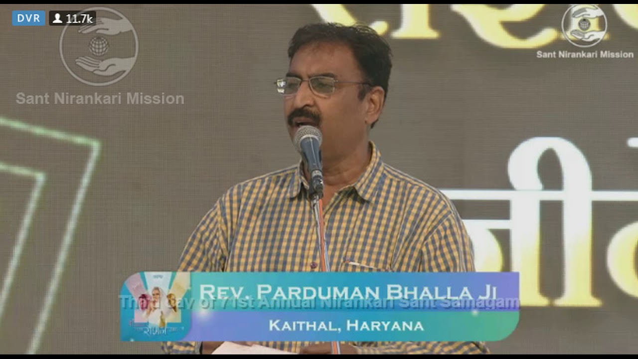 Pardyuman Bhalla Ji 71st Nirankari Annual Sant Samagam || Day-3 || Kavi ...