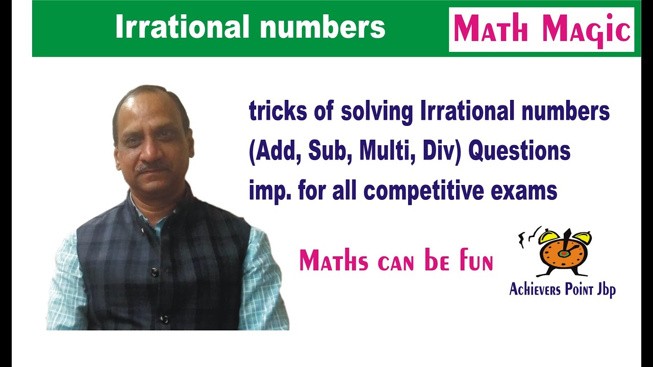 Irrational numbers (Add, Sub, Multi, Div)-full Concept - YouTube