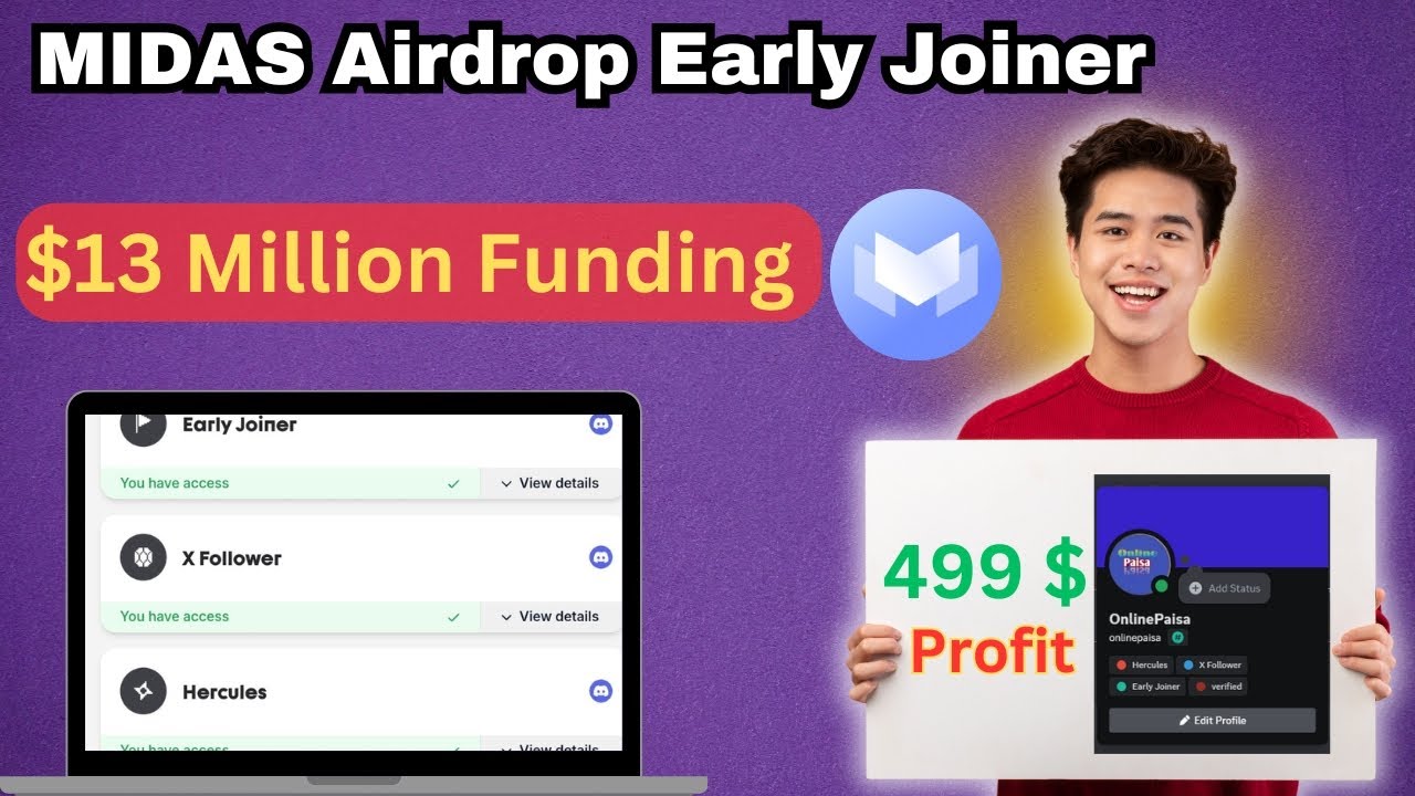 Midas Airdrop Guild Task | Midas Airdrop Important Task | Midas Airdrop ...