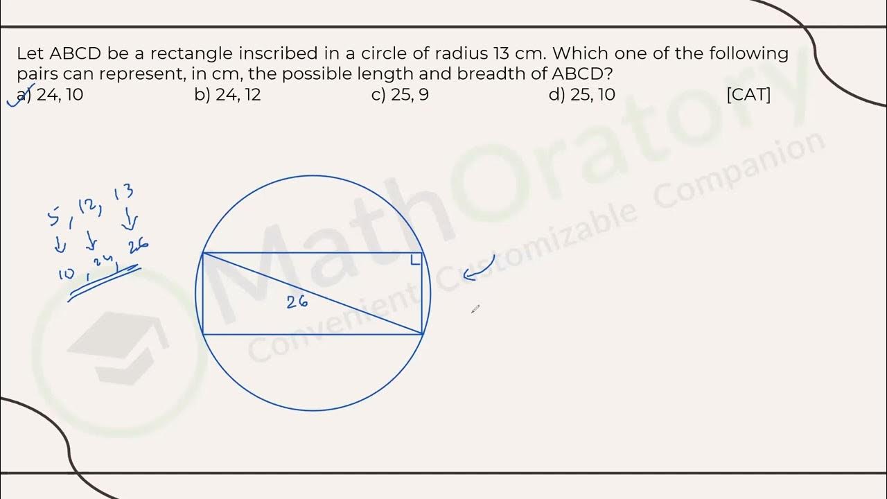 Quant Power-Up: Tackle CAT QA - Geometry | Actual CAT Problem | Daily Practice #64 - YouTube