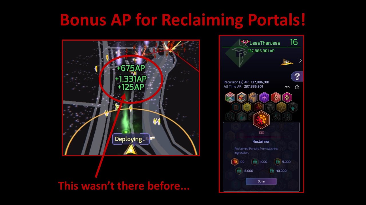 Ingress - Bonus AP for Reclaimer Captures! More Incentive for ...