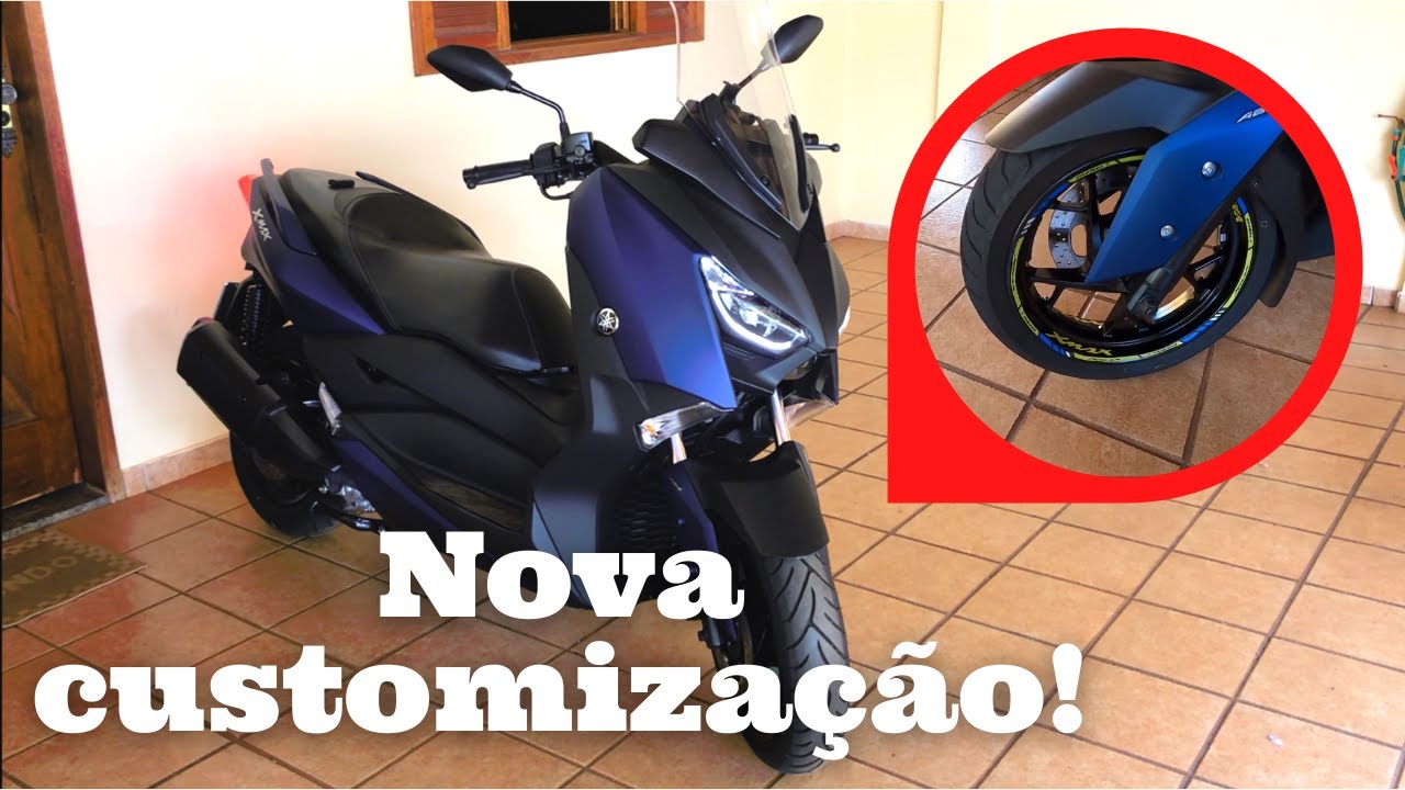 Nova customização para a Xmax 250. - YouTube